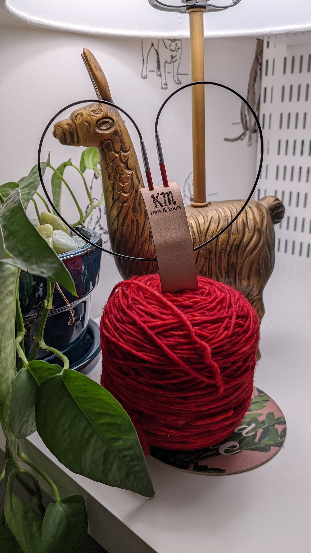 Leather Knitting Needle Holder - Etsy