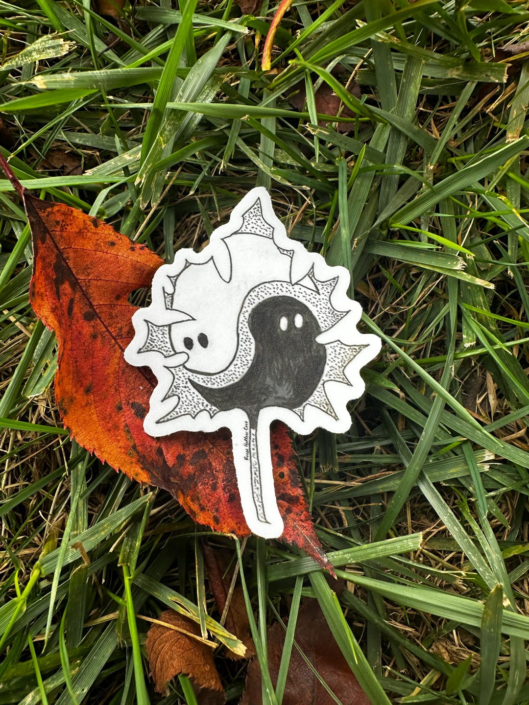 Yin and Yang Ghosts - Etsy