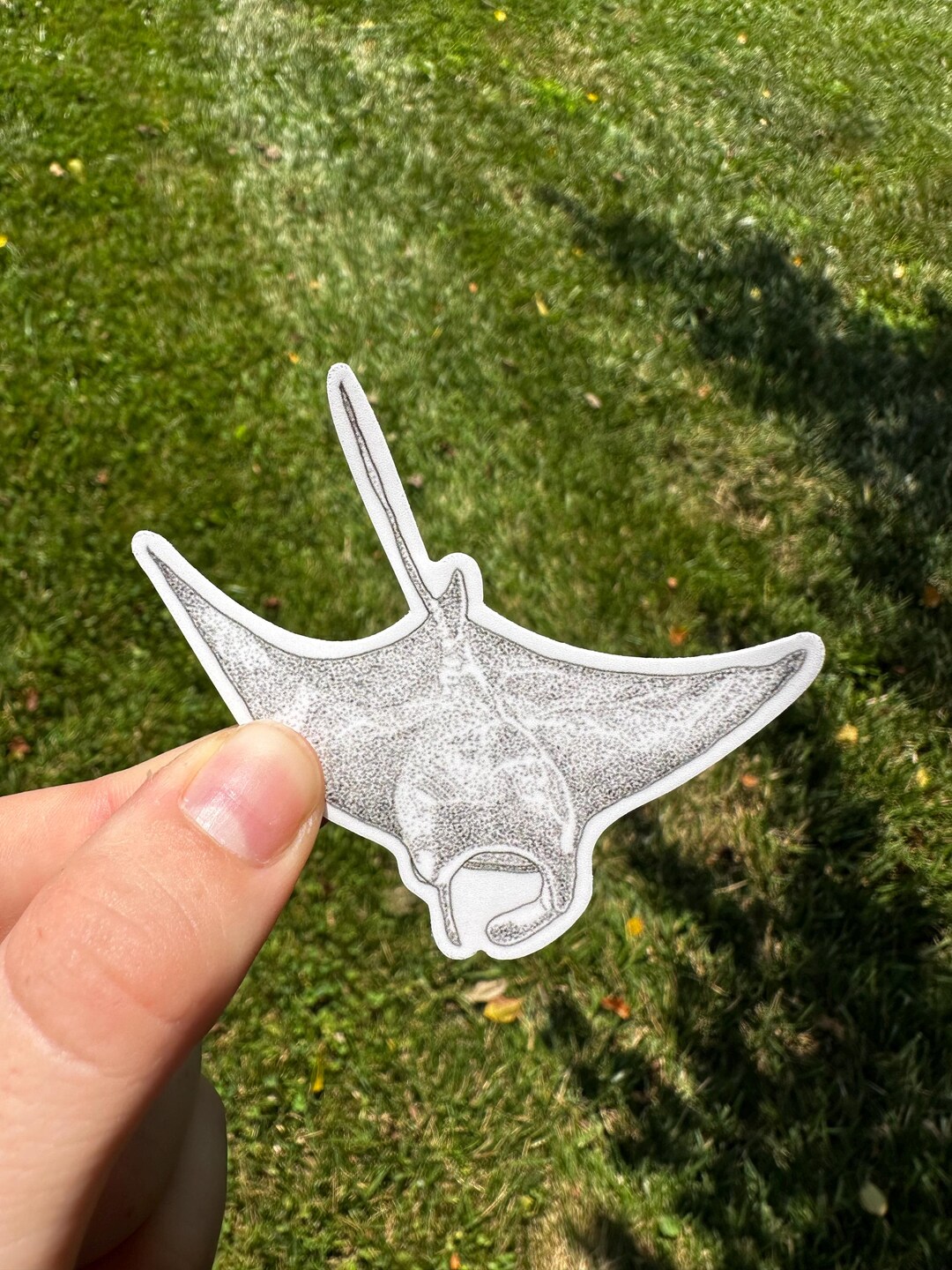 Manta Ray Sticker - Etsy