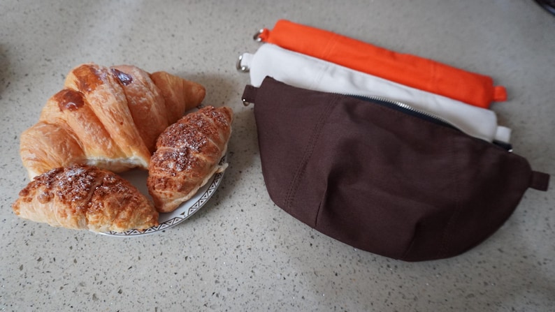 DIY Croissant Bag Sewing Pattern (full Video Tutorial on Youtube ...