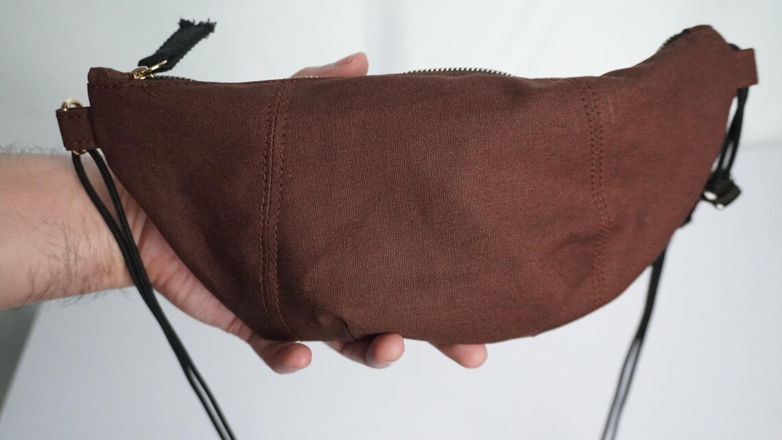 DIY Croissant Bag Sewing Pattern (full Video Tutorial on Youtube ...