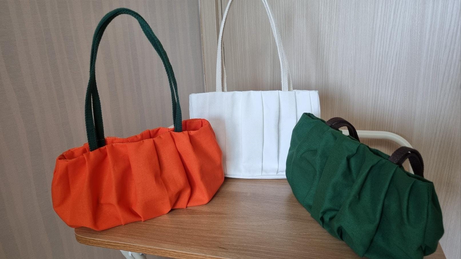 Pleated Tote Bag Sewing Pattern PDF | Easy DIY Cotton & Canvas Bag ...