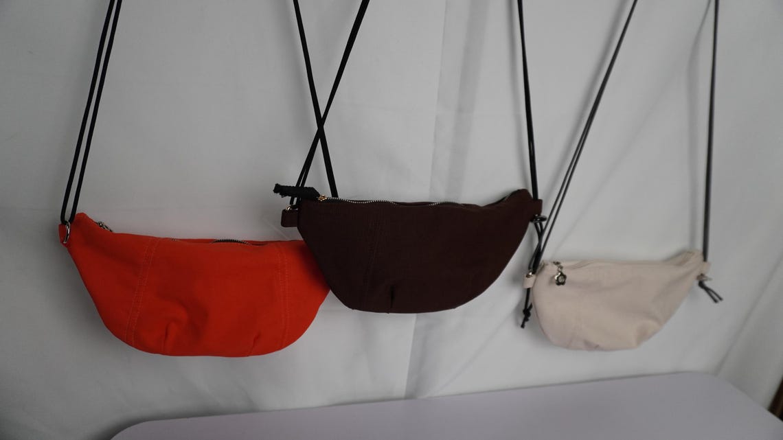 DIY Croissant Bag Sewing Pattern (full Video Tutorial on Youtube ...