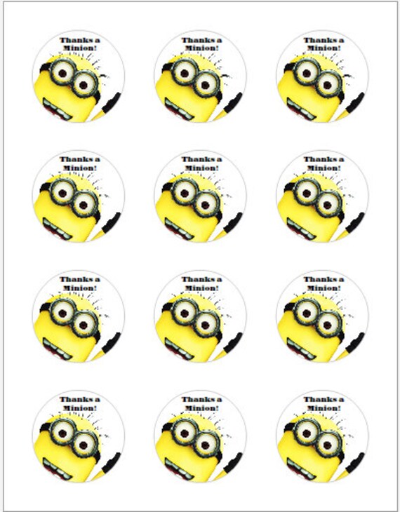 Minion Printable Thank You