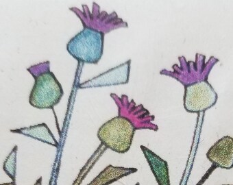 Scottish Thistle Quilt Pattern - Etsy