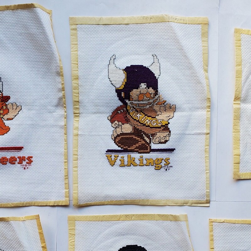 Nfl Cross Stitch Pattern - Etsy