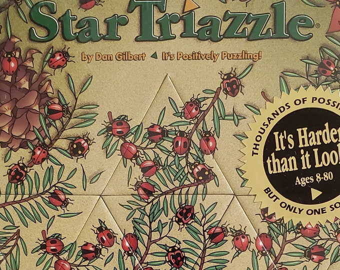 Vintage New NIP Star Triazzle Dan Gilbert Ladybug Lady Bug Triangle ...