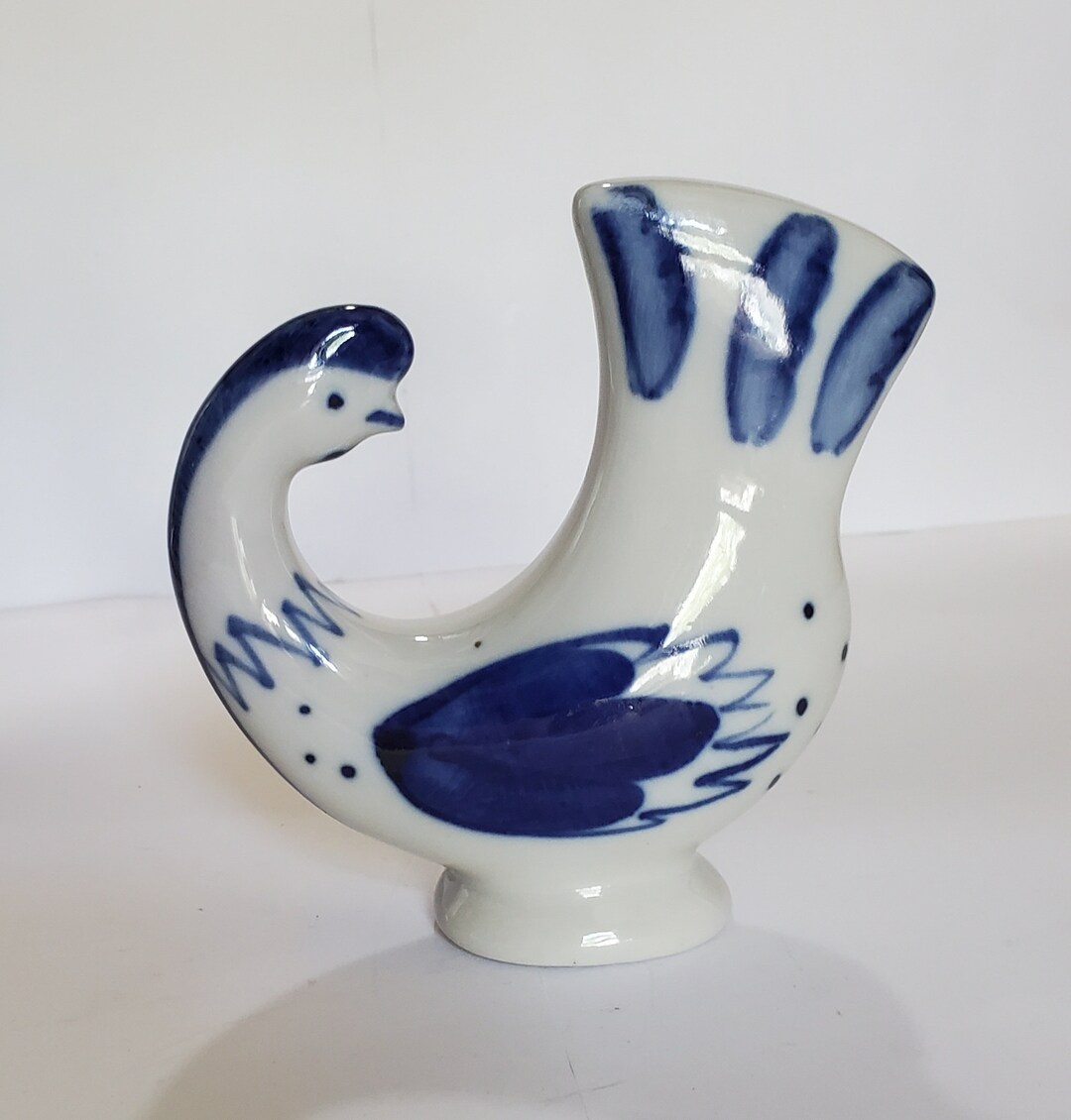 Vintage EUC Porcelain Ceramic Gzhel USSR Soviet Union Russia Figural ...