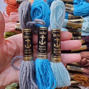 Vintage New Anchor Tapestry Tapisserie Wool Crewel Yarn 10m Skeins ...