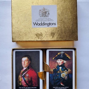 Vintage John Waddingtons Ltd Playing Cards Double Deck National Gallery ...