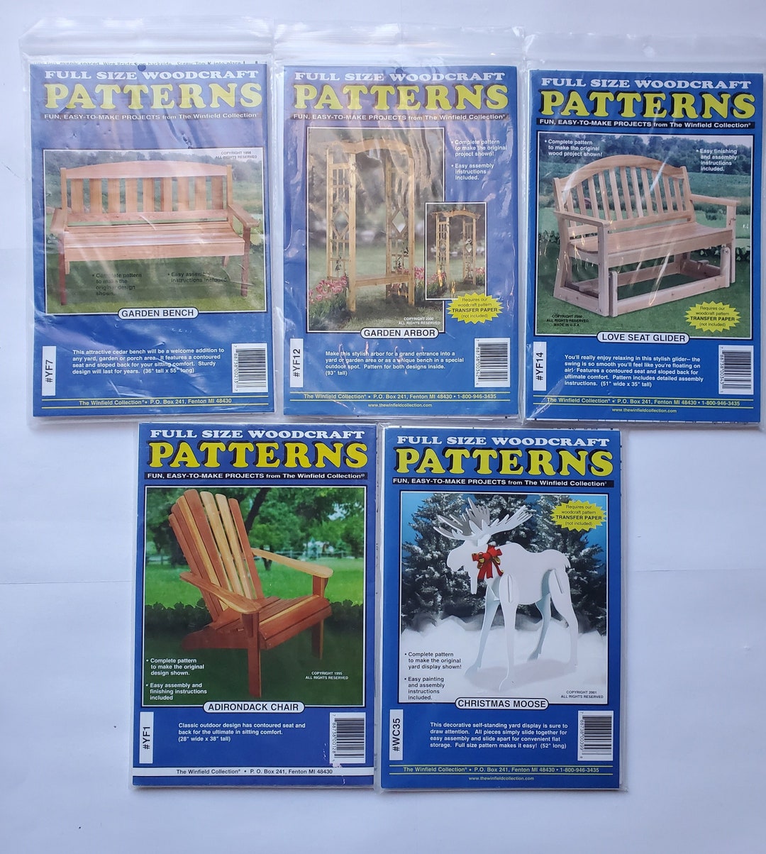 Vintage NEW Winfield Collection Love Seat Glider Christmas Moose Garden ...