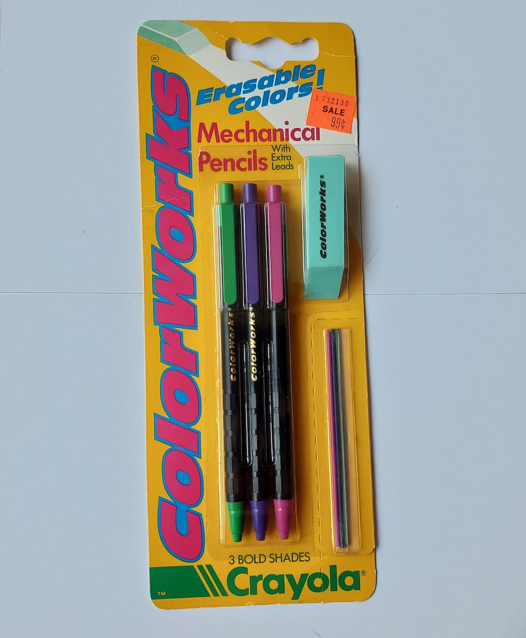 Vintage New NIP Crayola Colorworks Bold Shades Erasable Mechanical ...