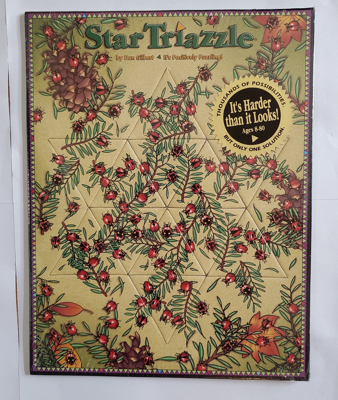 Vintage New NIP Star Triazzle Dan Gilbert Ladybug Lady Bug Triangle ...