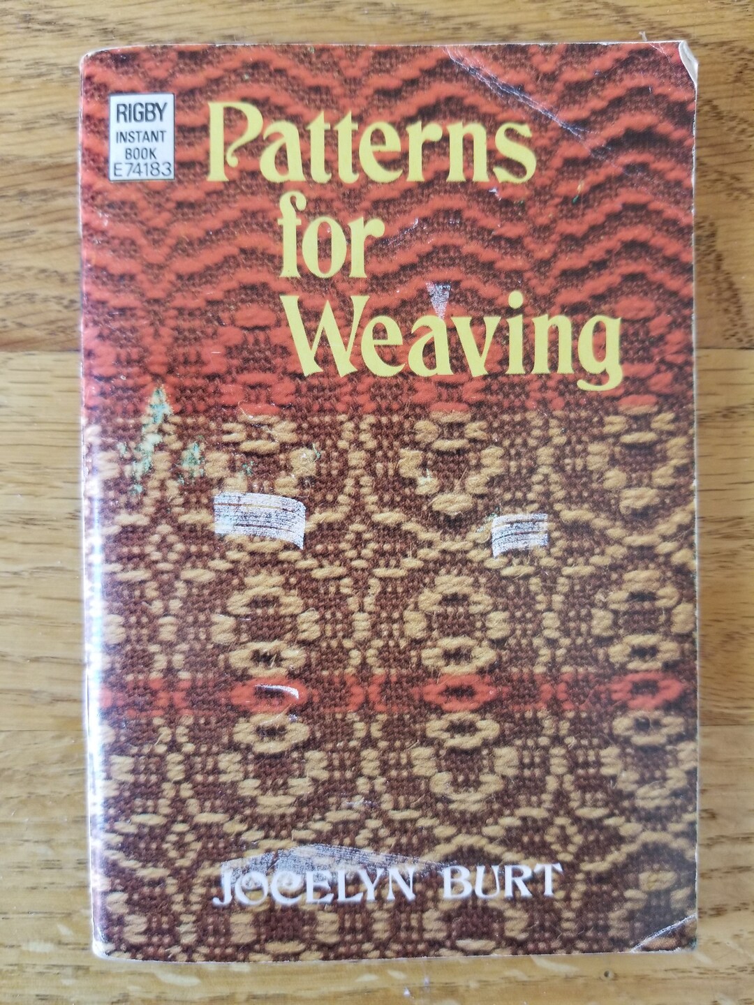 Vintage Good Rigby Instant Book Patterns for Weaving Paperback Pocket ...