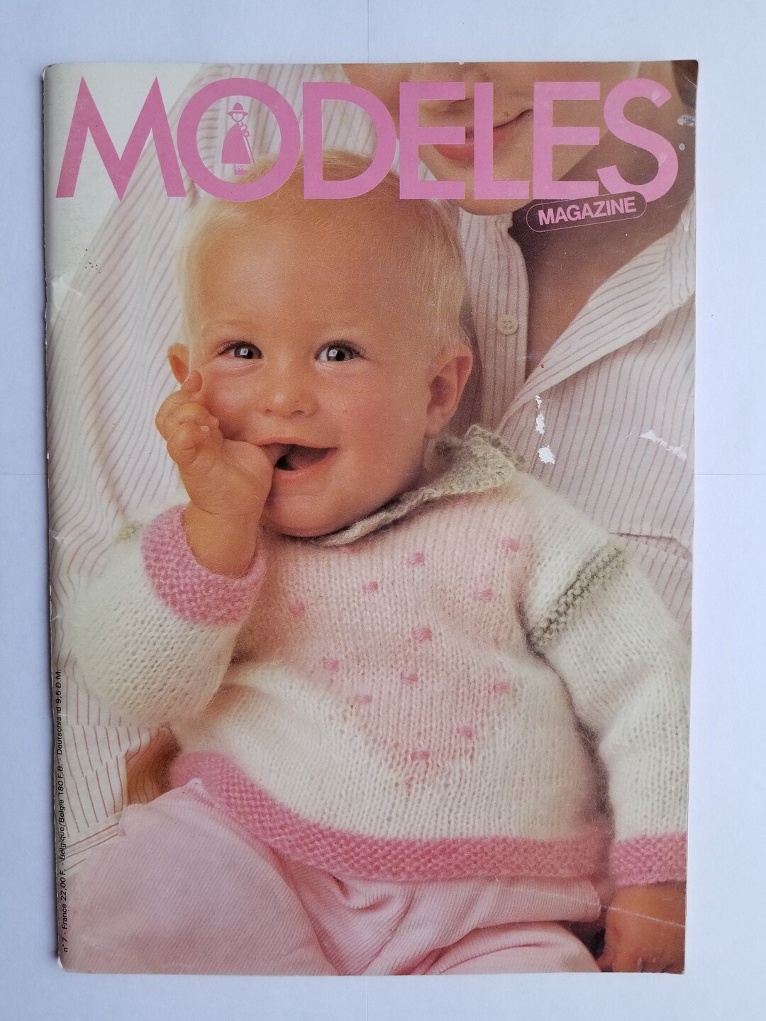 Vintage Modeles Bebe French Knitting Magazine No 7 German Language ...