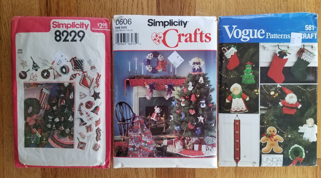 Vintage New Uncut Sewing Pattern Simplicity 8229 0606 Vogue 581 Craft ...
