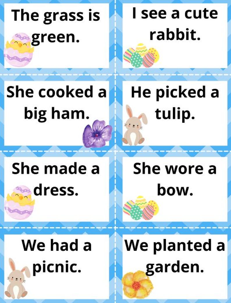 Easter Noun Hunt Board Game – Printable Grammar Activity for Kids ...