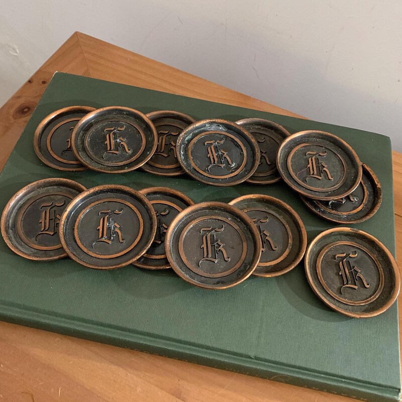 Copper Vintage Coasters - Etsy