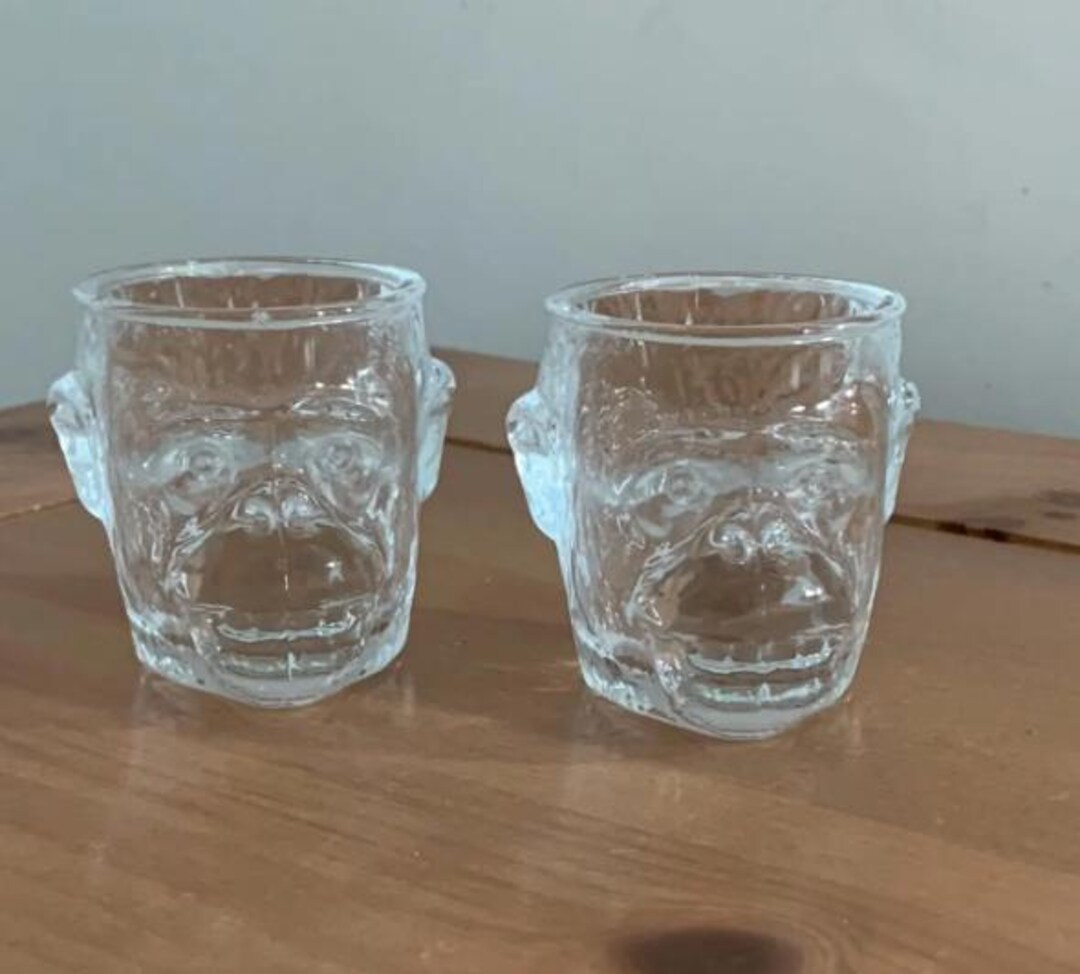 Classic Tiki Monkey Head Shot Glasses - Elevated Conversation Starter ...