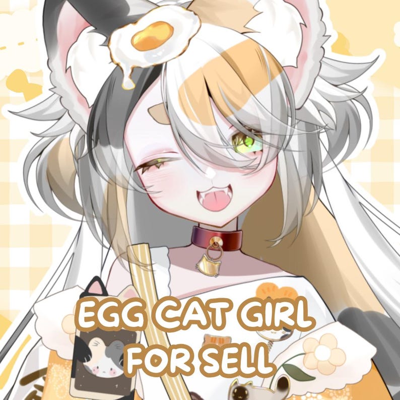 LF: [LIVE 2D] Egg Cat Girl Vtuber Model | RipperStore Forums