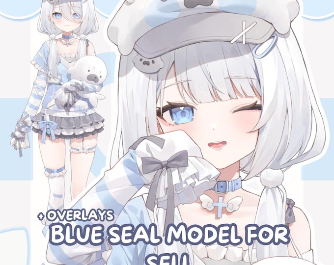 Live2DModel Snow Leopard [Vorgefertigtes Vtuber Modell/FULLY RIGGED ...