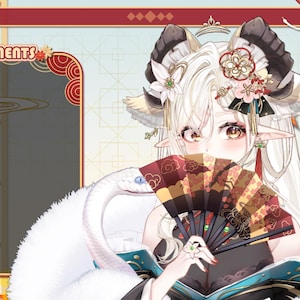 LIVE 2D Model Snake Chinese Girl Vtuber Model for Sell [premade Vtuber ...