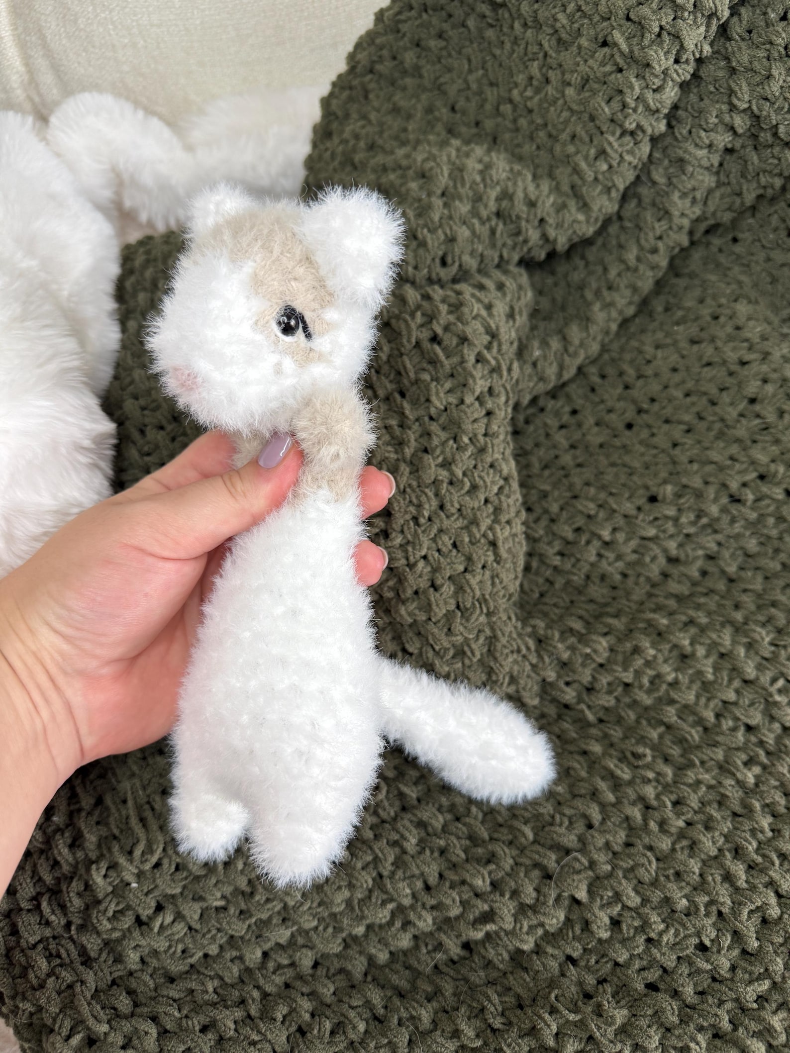 Baby Ferret Plushie: Mini Crochet Stuffed Animal Gift - Etsy