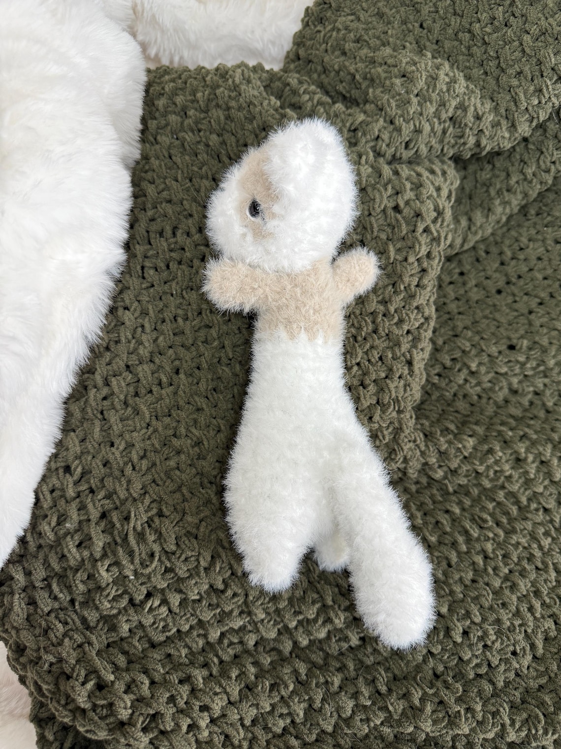 Baby Ferret Plushie: Mini Crochet Stuffed Animal Gift - Etsy