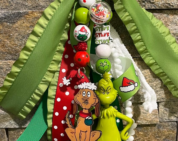 GRINCH and MAX CHRISTMAS -handmade Bookmark Junk Journal - Etsy