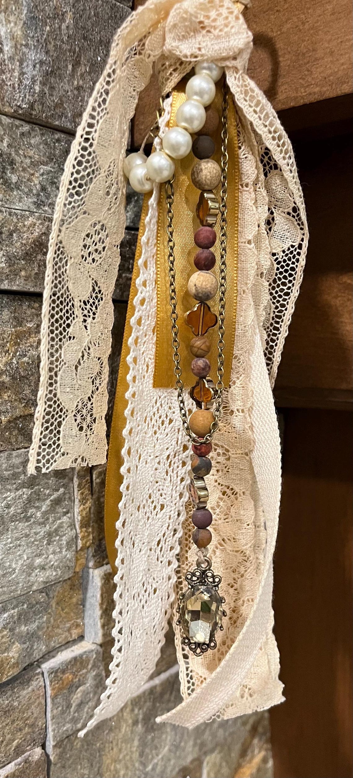 Old World Vintage -handmade Junk Journal. Dangle. Tassel. Keychain ...