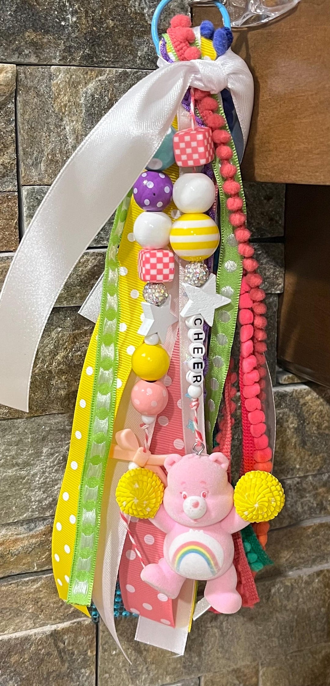 Care Bear Cheer-handmade Bag Charm Accessory - Etsy