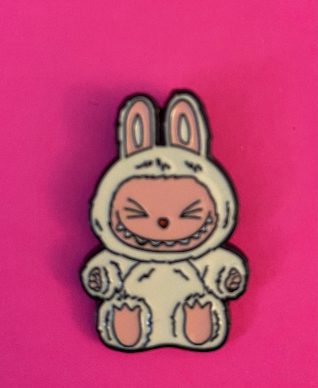 Enamel Pin, Cute Labubus Sitting - Etsy