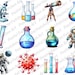Science Clipart, Lab Clipart, Chemistry Clipart, Space Clipart ...