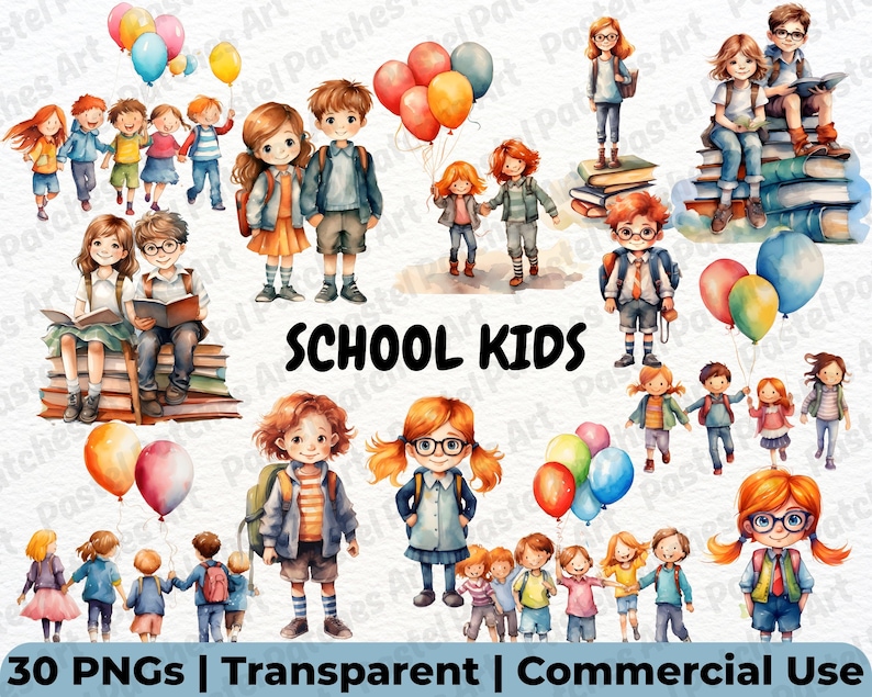 School Kids Clipart - Back to School Clipart, School Student ...