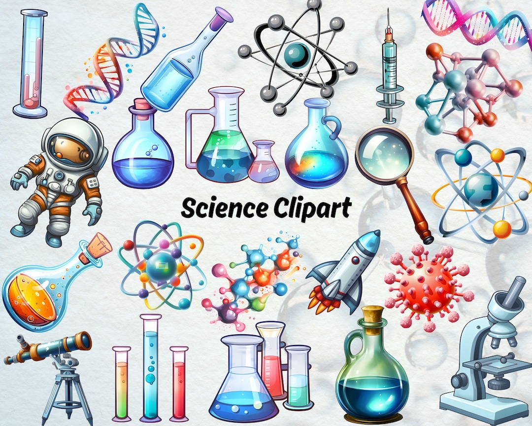 Science Clipart, Lab Clipart, Chemistry Clipart, Space Clipart ...