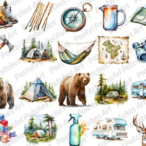 Camping Clipart, Campfire Png, Adventure Clipart, Campsite ...