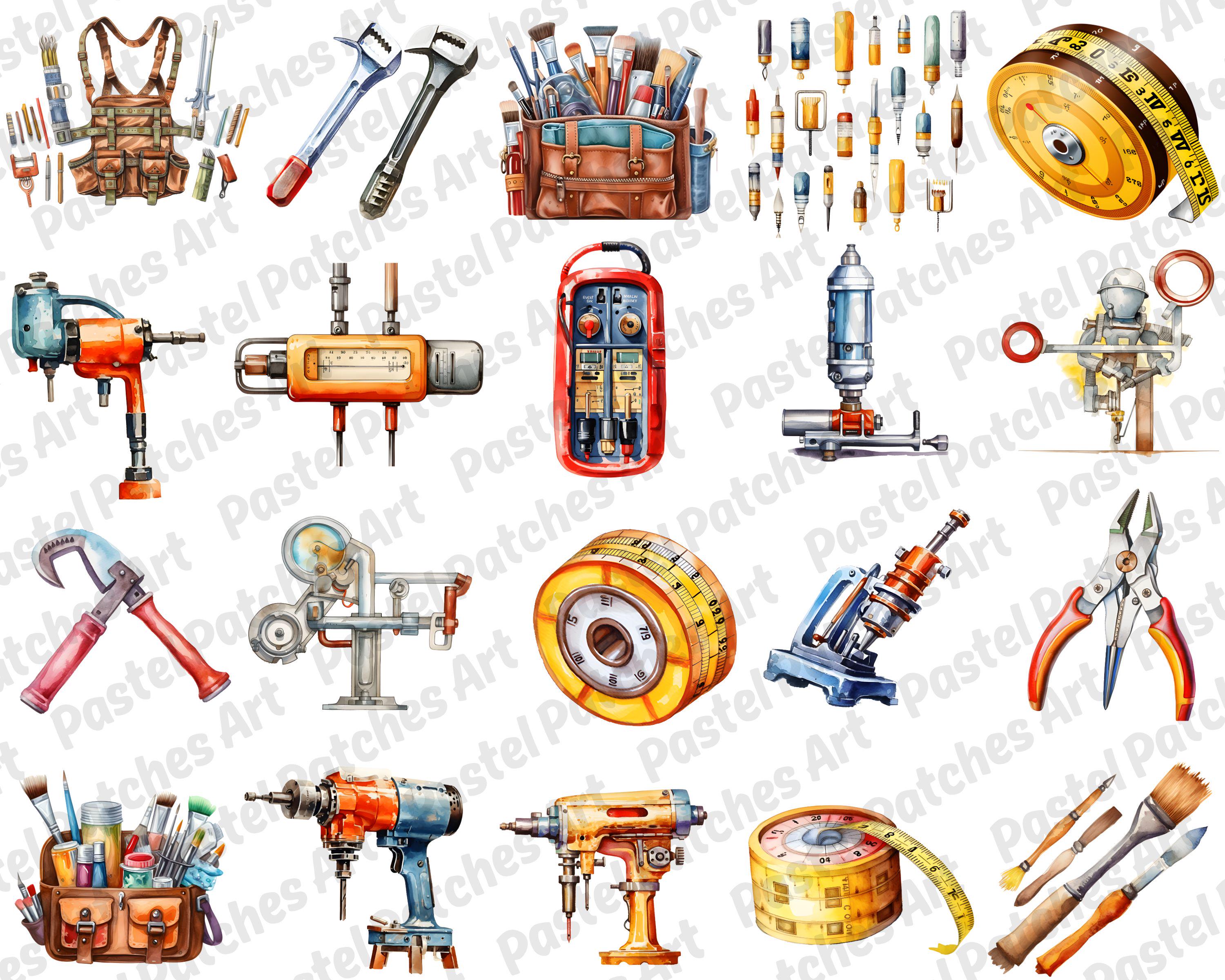 Tools Clipart Bundle, Mechanic Tool Clipart, Hand Tool Clipart ...