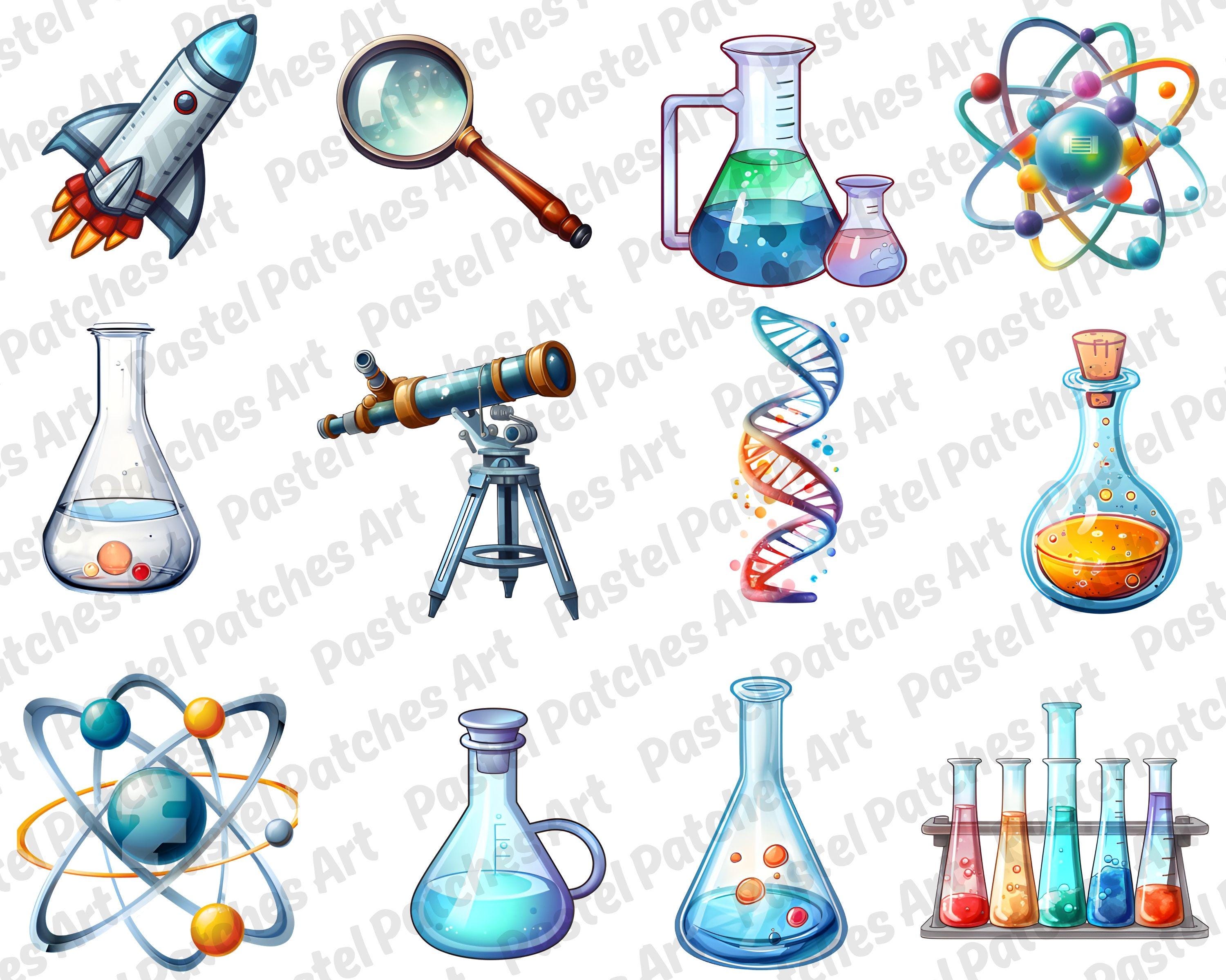 Science Clipart, Lab Clipart, Chemistry Clipart, Space Clipart ...