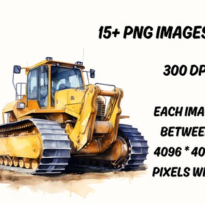 Construction Vehicles Clipart, Yellow Bulldozer Clipart, Dump Truck ...