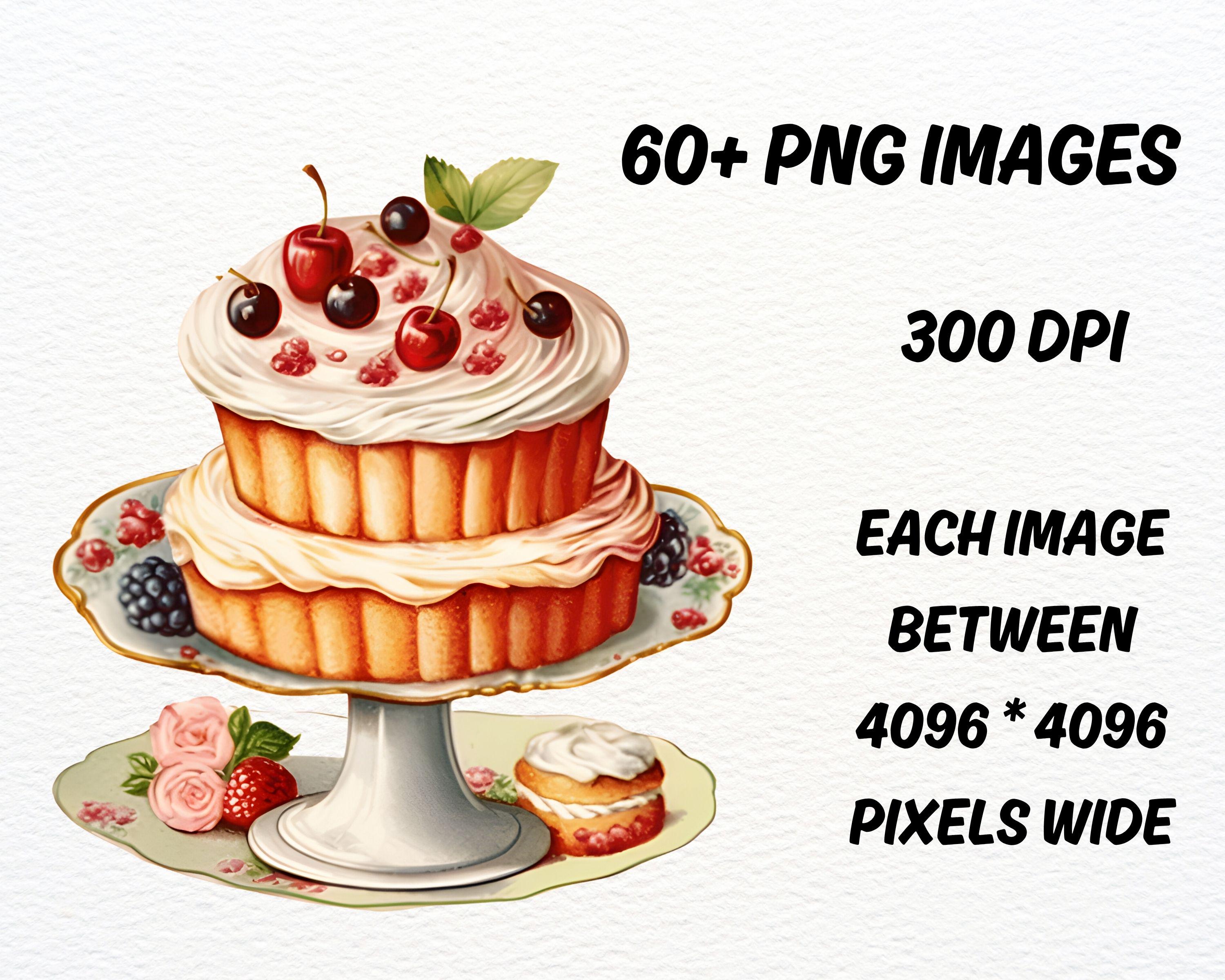 Baking Clipart, Bakery Food Clipart, Rustic Kitchen Clipart, Bakery ...