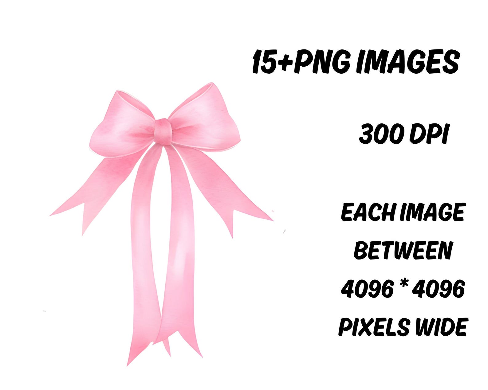 Watercolor Pastel Pink Bows Clipart PNG - Pastel Ribbon Bow, Silk Bow ...