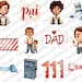 Father's Day Clipart, Super Dad Illustration, Dad Clipart, Hero Dad ...