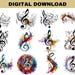 Musical Notes Clipart, Abstract Music Symbols, Music Illustrations ...