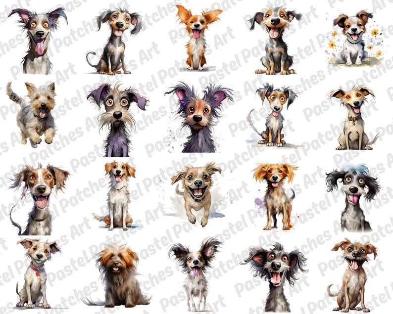 Funny Grumpy Dog Clipart PNG, Sassy Puppy With Party Hat, Humorous ...