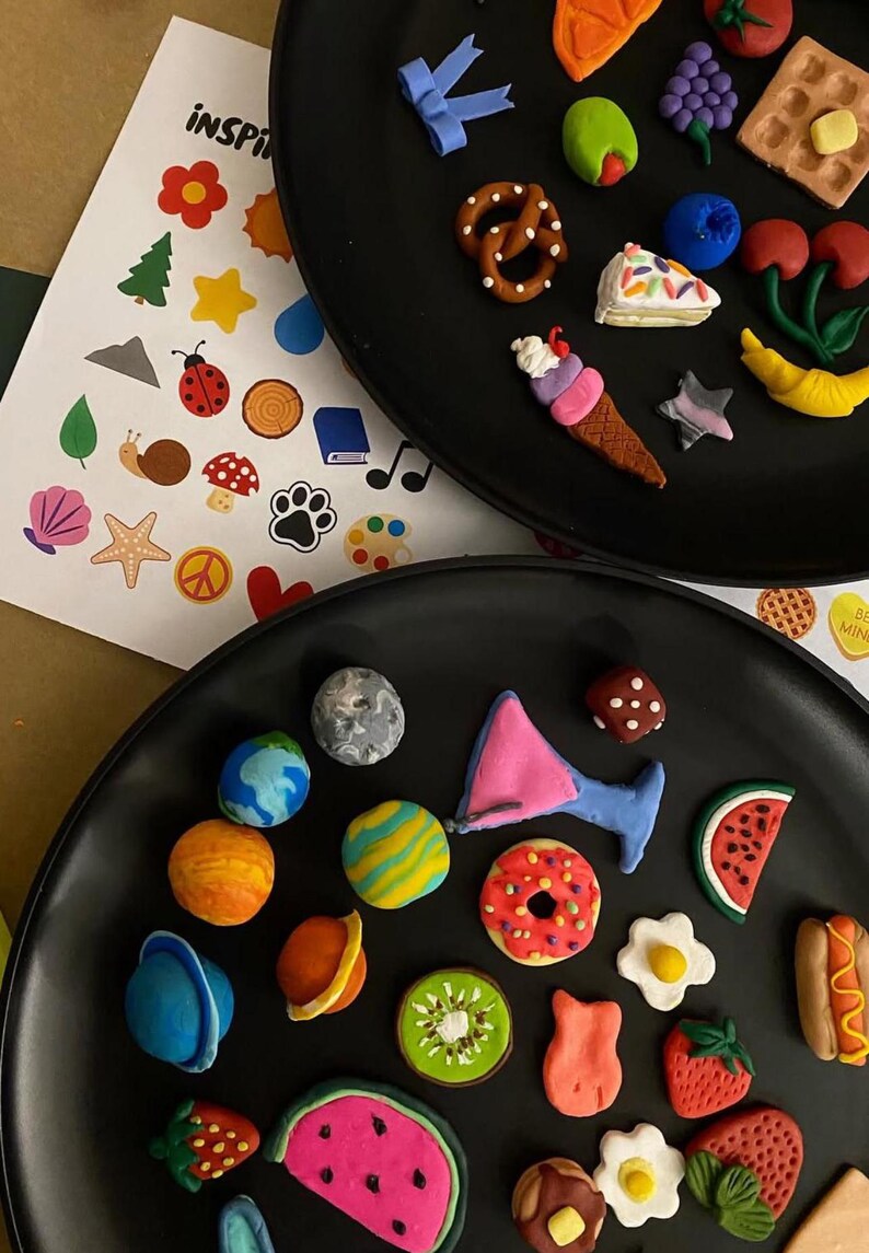 Small Party Pack: 4 DIY Polymer Clay Magnet Kits - Etsy