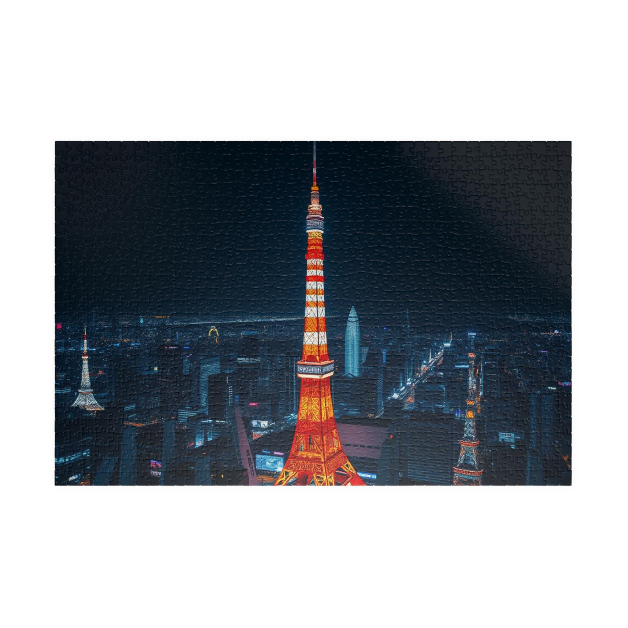 Tokyo Tower Puzzle - Stunning Night View, 110/252/520/1014-piece, Gift ...