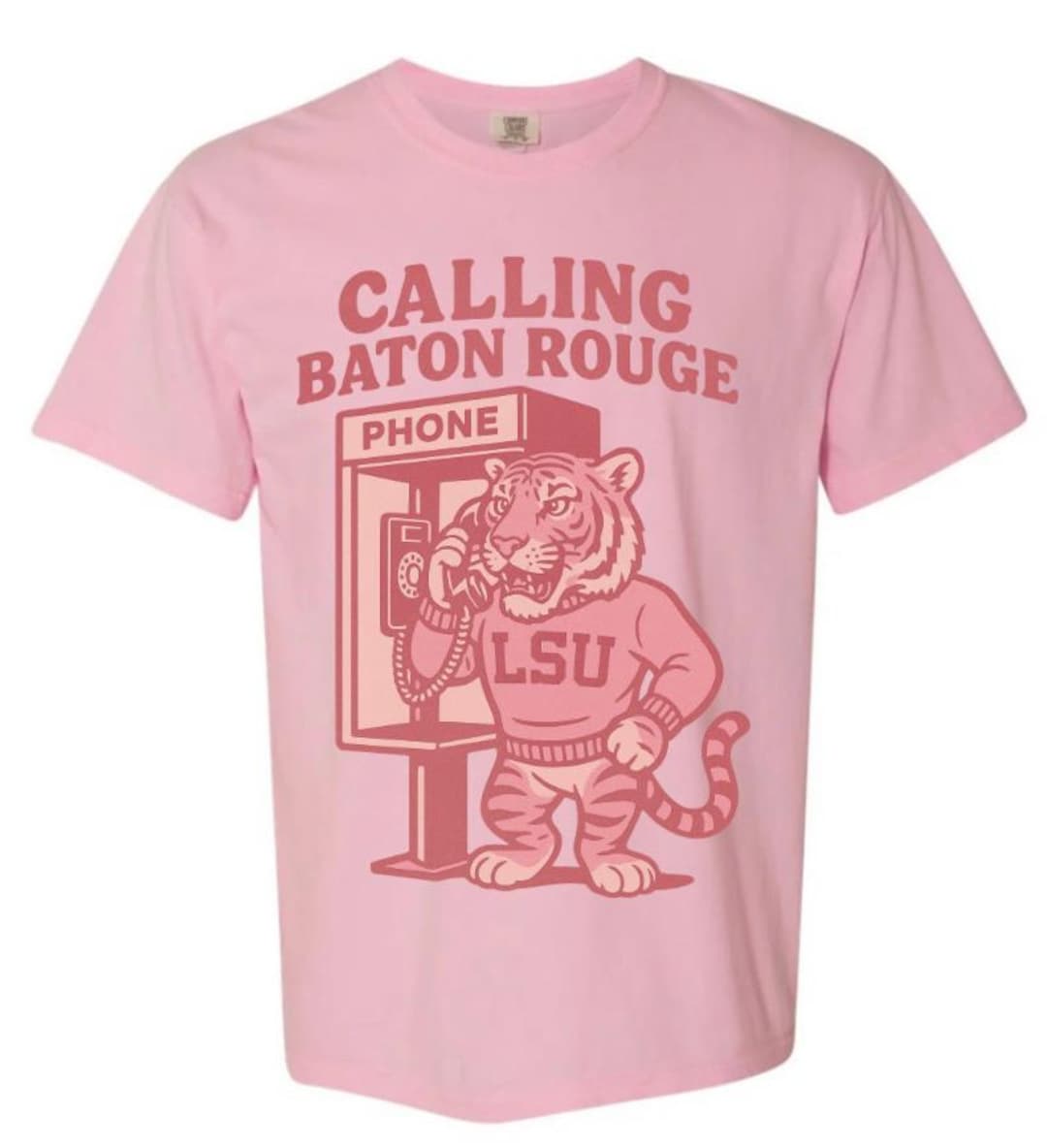 Pink LSU Tiger Calling Baton Rouge Png - Etsy