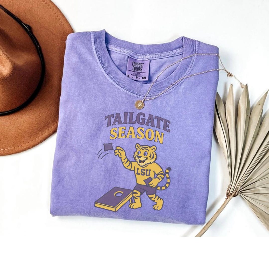 LSU Tiger Cornhole Tailgate Png - Etsy