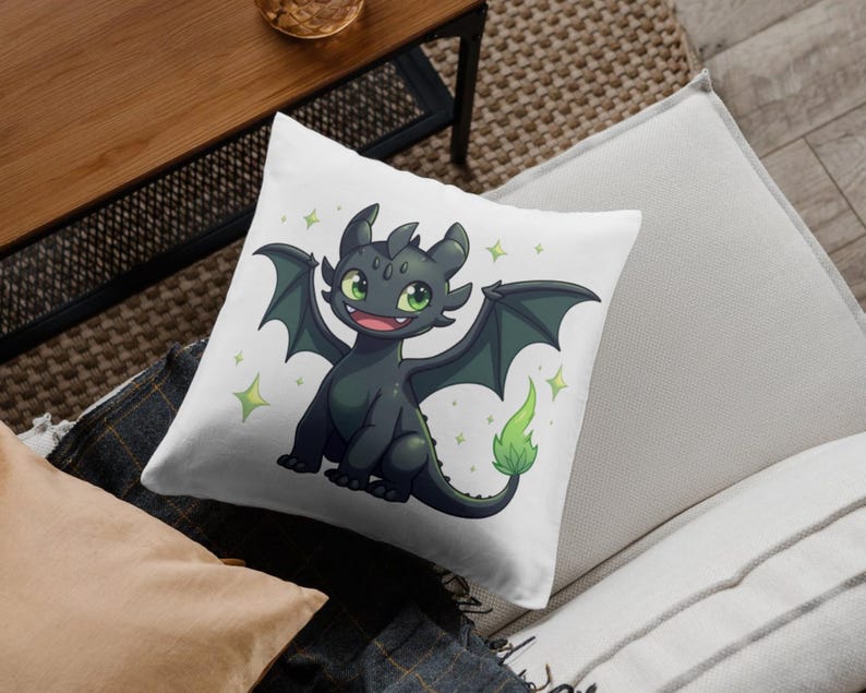 How to Train Your Dragon Inspired Clipart Bundle | Cute Chibi Toothless ...