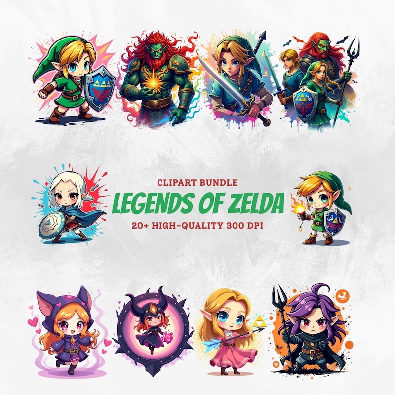 Art Prints Cute Zelda - Etsy